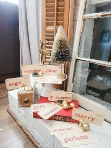 Merry Christmas Vintage Inspired Flash Cards - The Fifth Sparrow No More