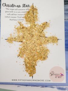 Make An Easy Christmas Star With A Printable Template - The Fifth ...