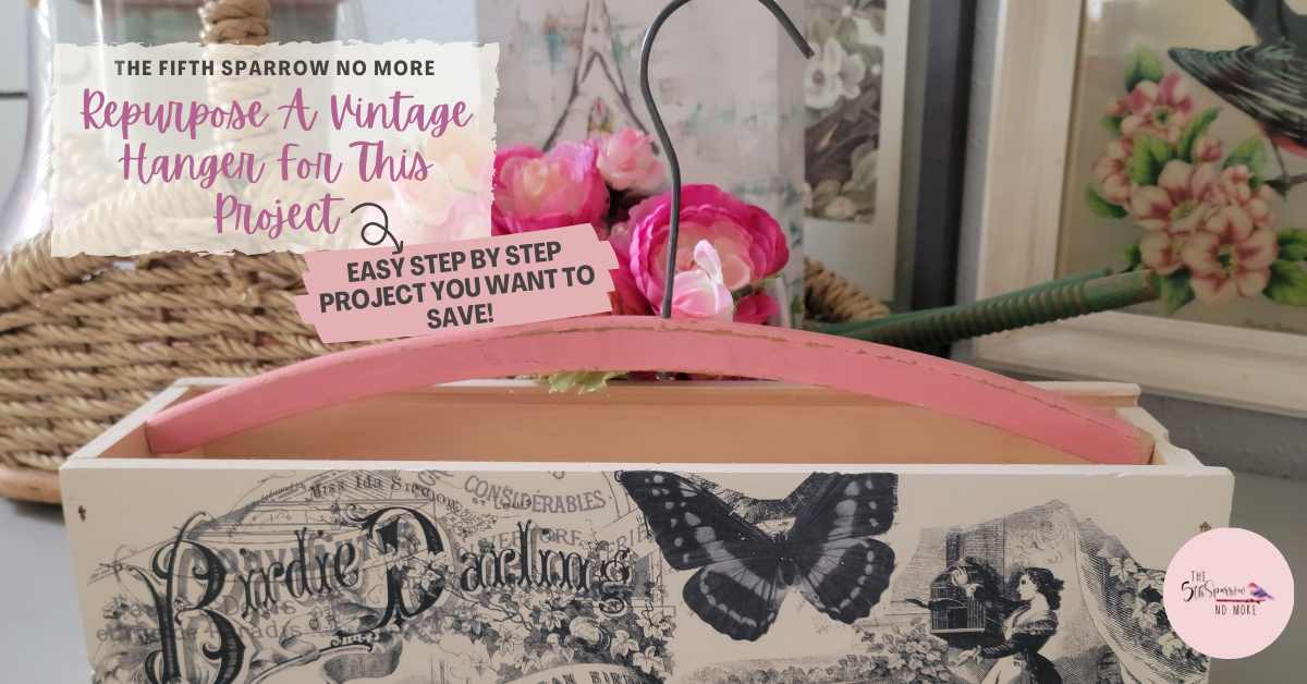 Repurpose A Wooden Hanger To Create A Unique Box Handle - The Fifth ...