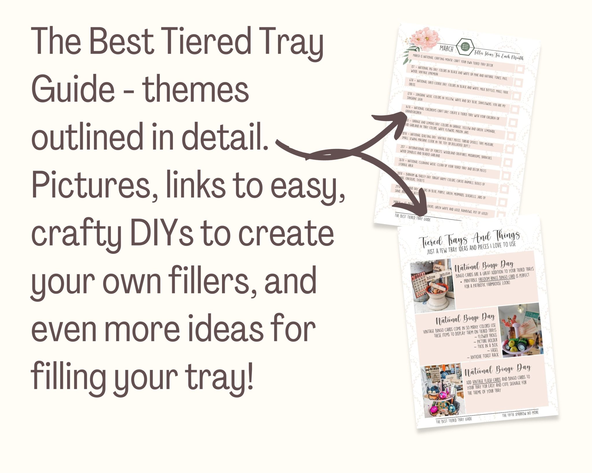 The Best Tiered Tray Guide - The Fifth Sparrow No More