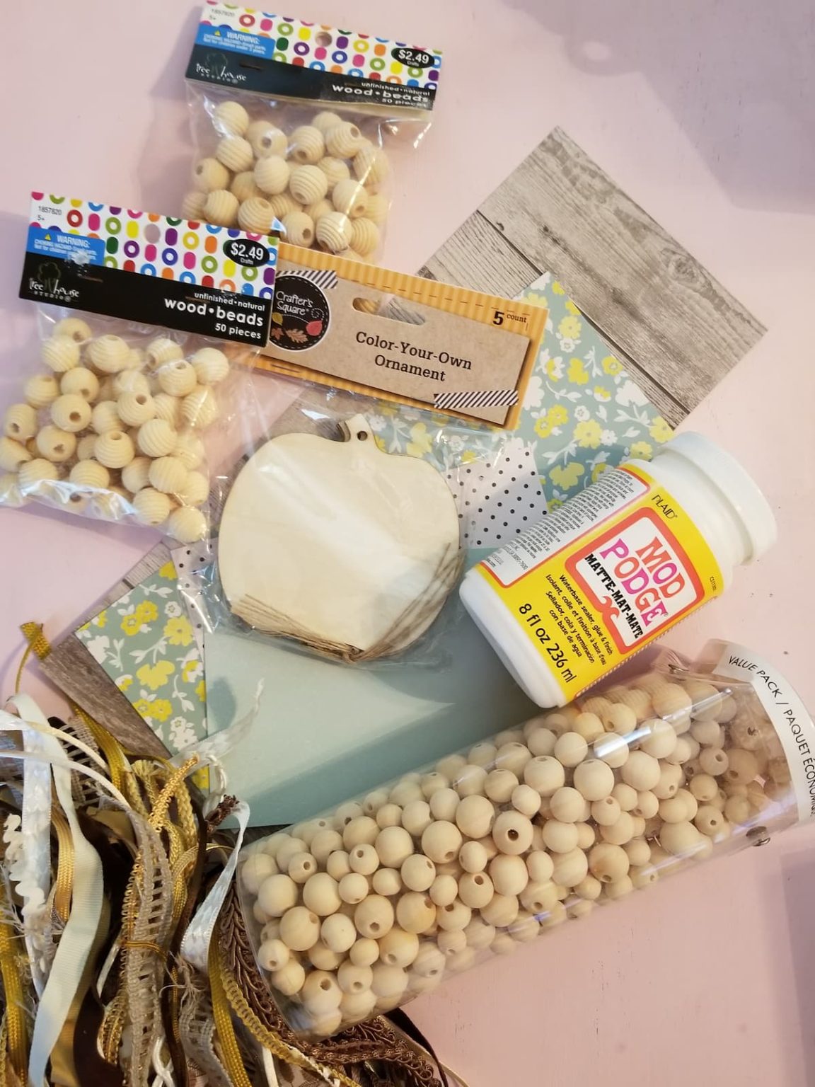 Easy Fall Bead Garland And Pumpkin Tag To Make Today - The Fifth ...