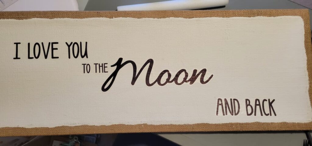Love You To The Moon And Back Mantel For Valentine's - The Fifth ...