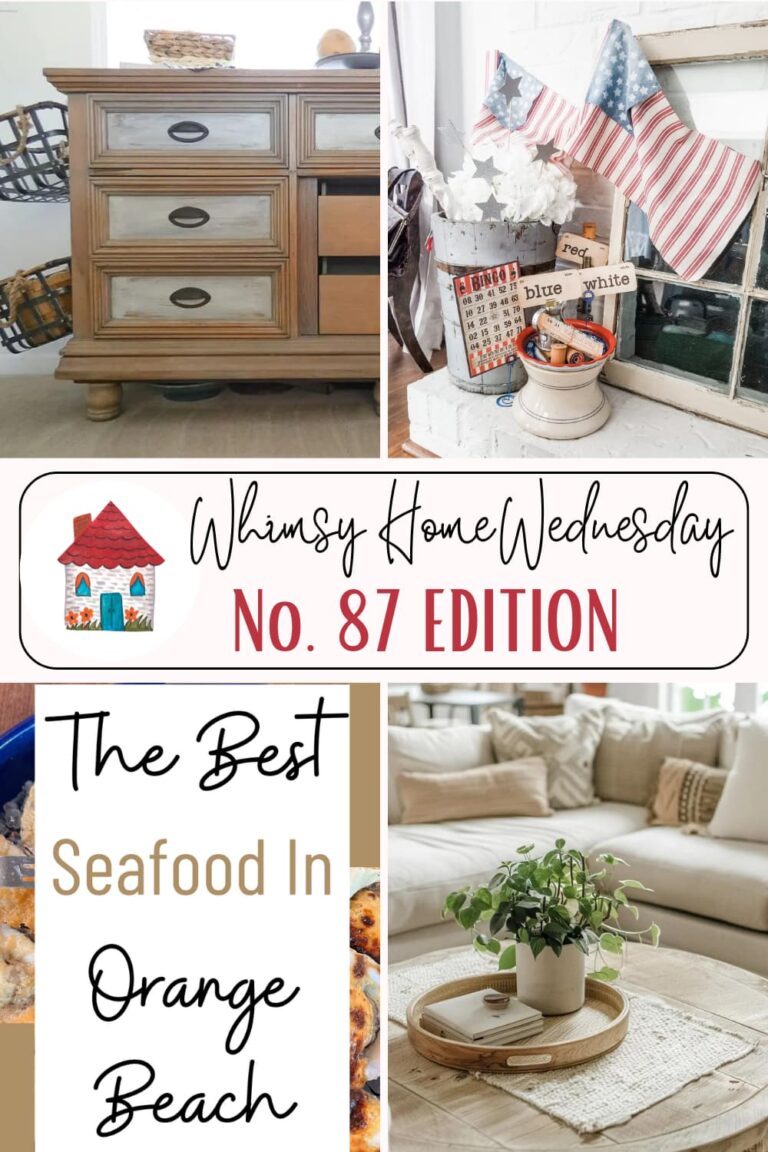 Whimsy Home Wednesday Blog Link Party No. 87 - The Fifth Sparrow No More