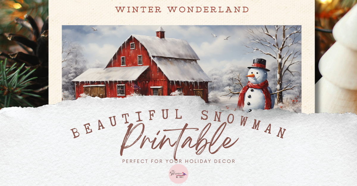Winter Wonderland Printable Art - The Fifth Sparrow No More