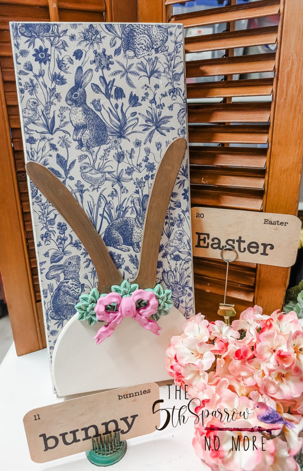 I Made This Bunny Sign With Something Unexpected - The Fifth Sparrow No ...