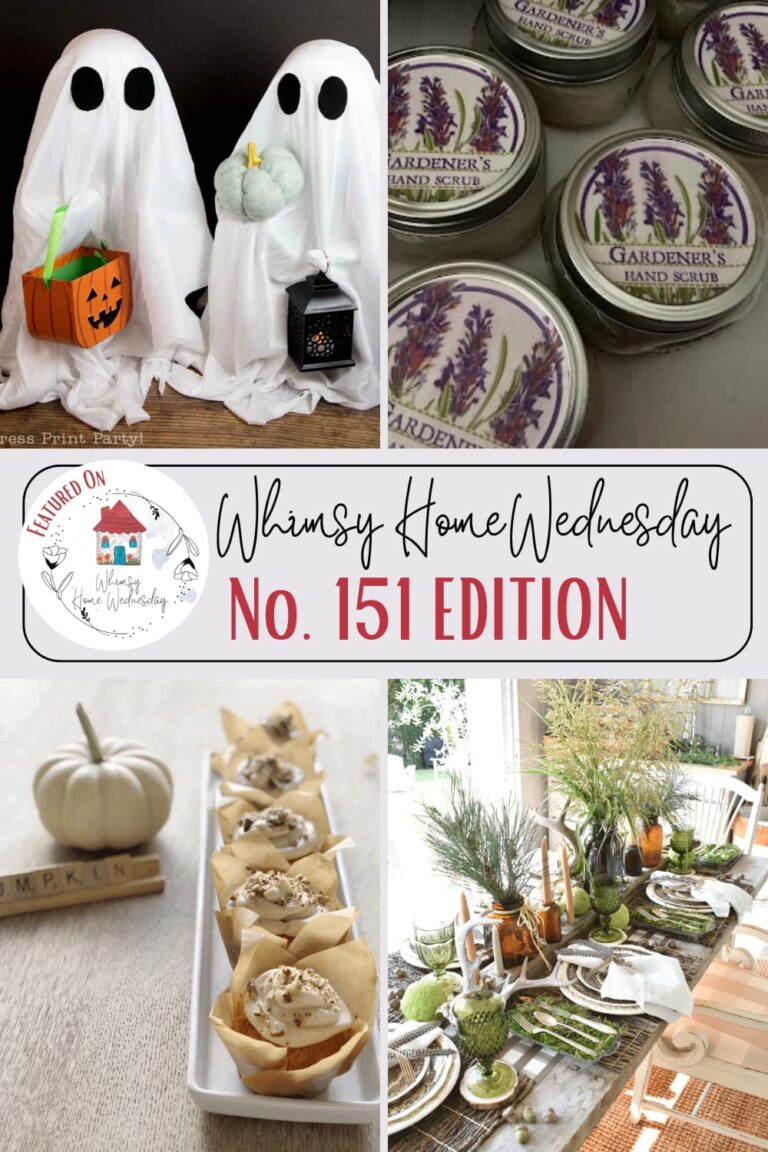 Whimsy Home Wednesday Blog Link Party No. 151 - The Fifth Sparrow No More